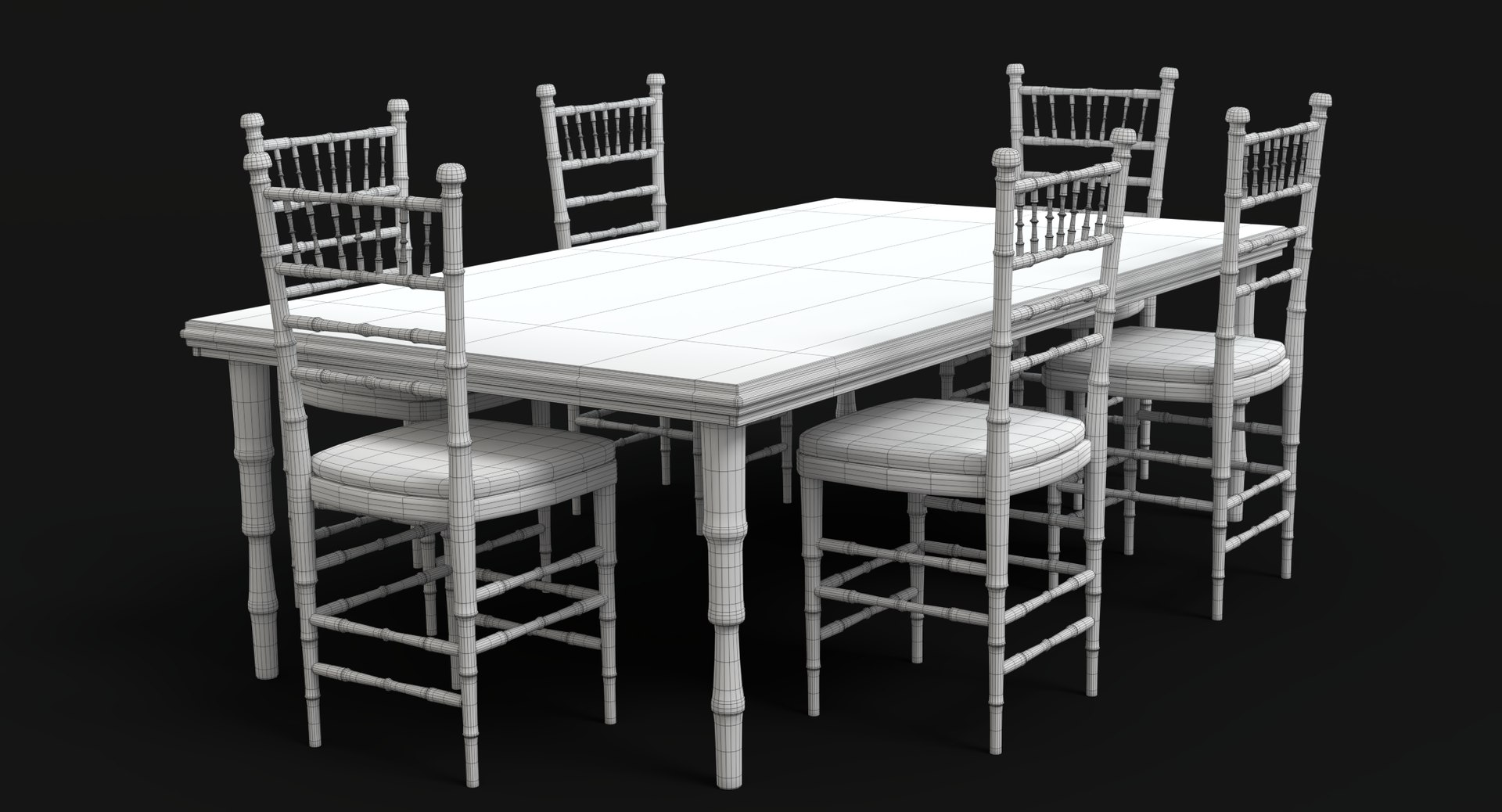 3D Dining Table - TurboSquid 1280846