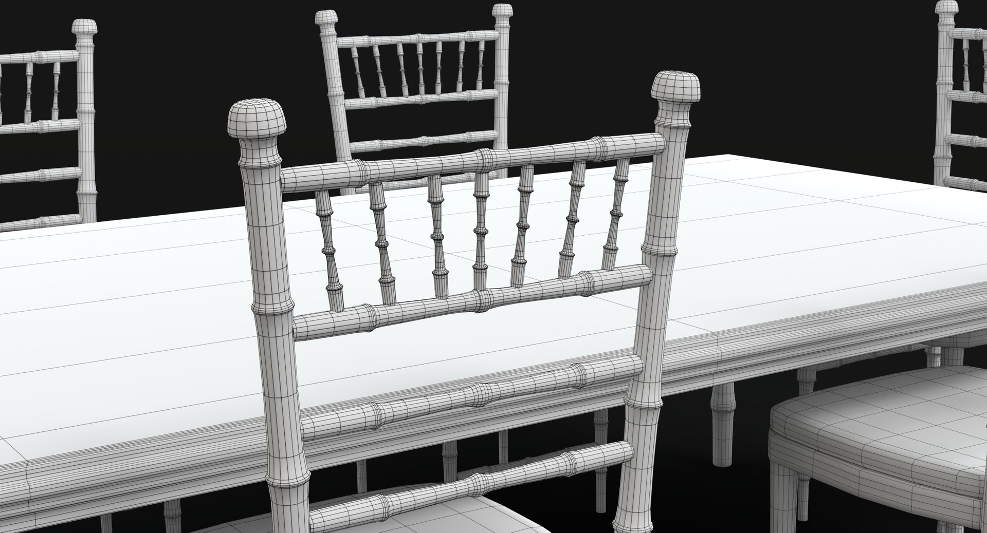 3D Dining Table - TurboSquid 1280846