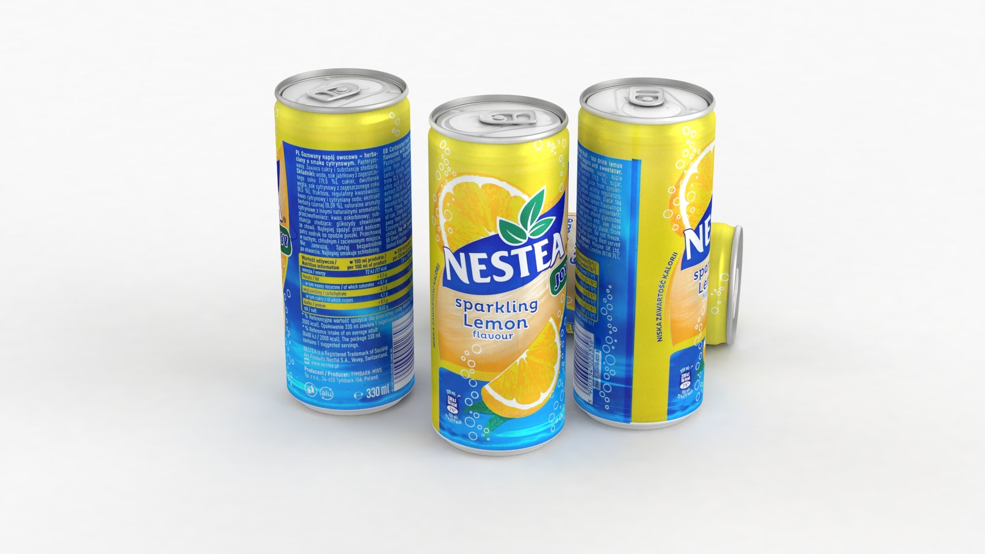 Beverage Can Nestea Sparkling Lemon 330ml 2024 3D Model - TurboSquid ...