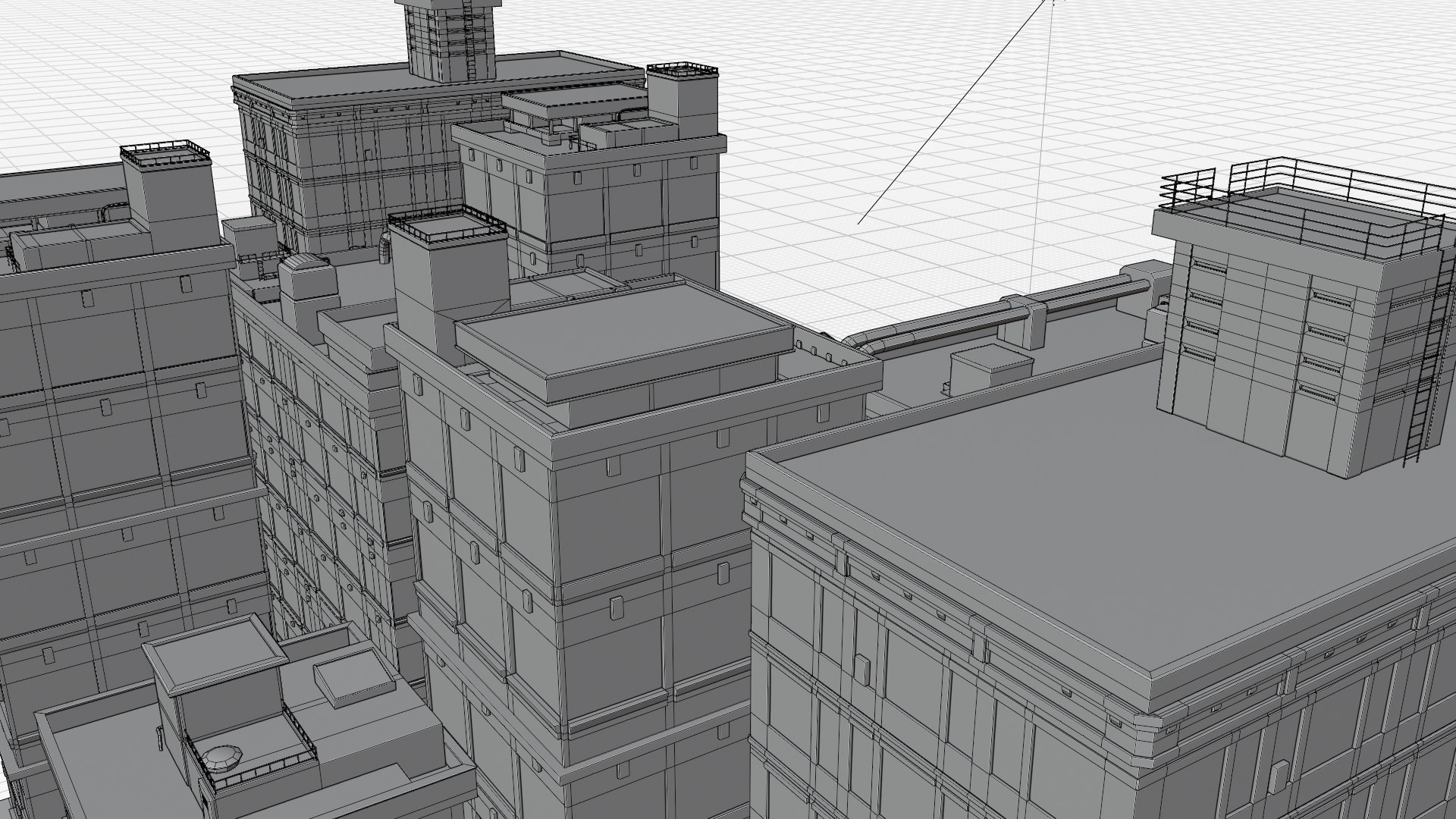 Anime Building 3D Model - TurboSquid 2066702