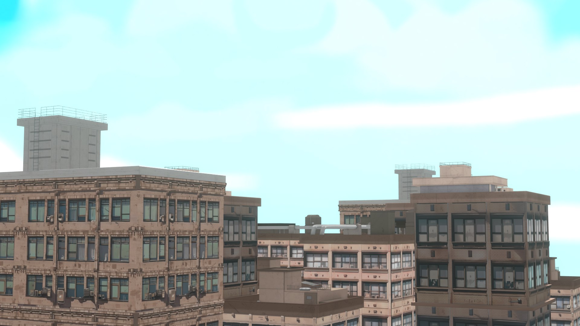 Anime Building 3D Model - TurboSquid 2066702