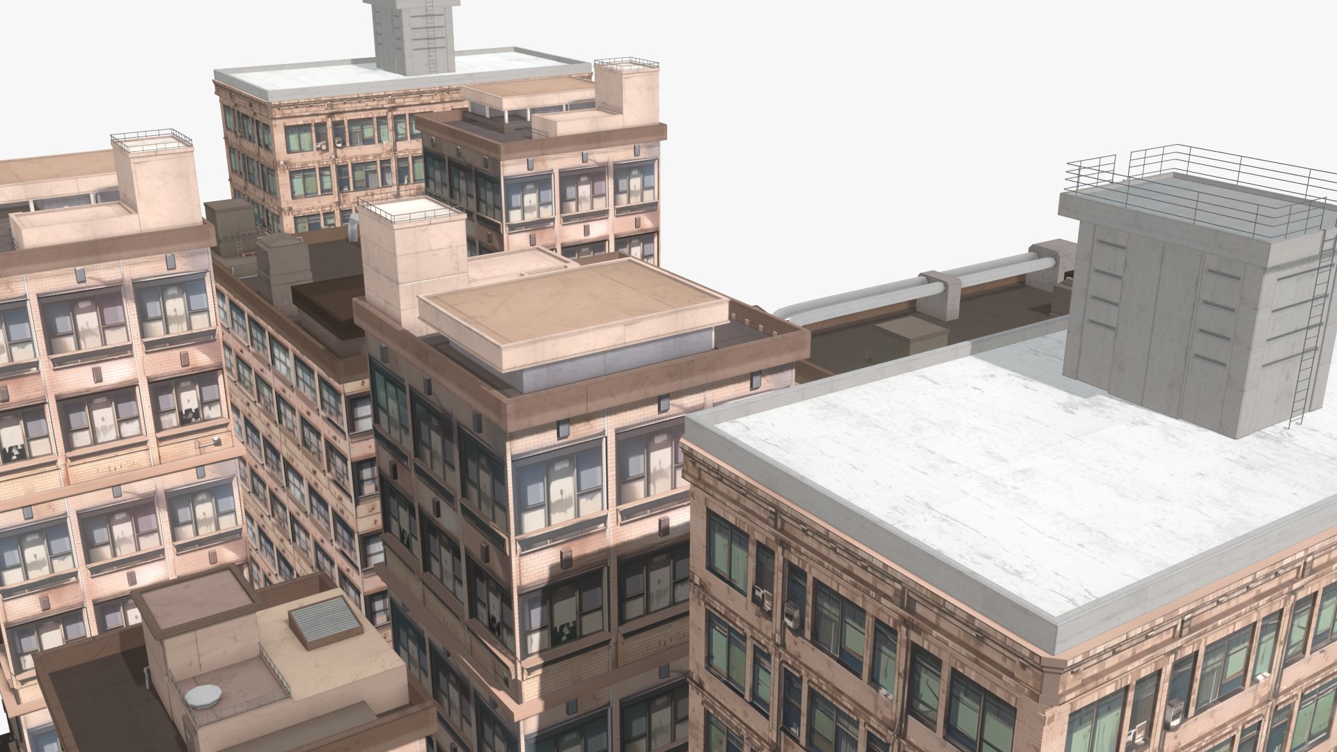 Anime Building 3D Model - TurboSquid 2066702