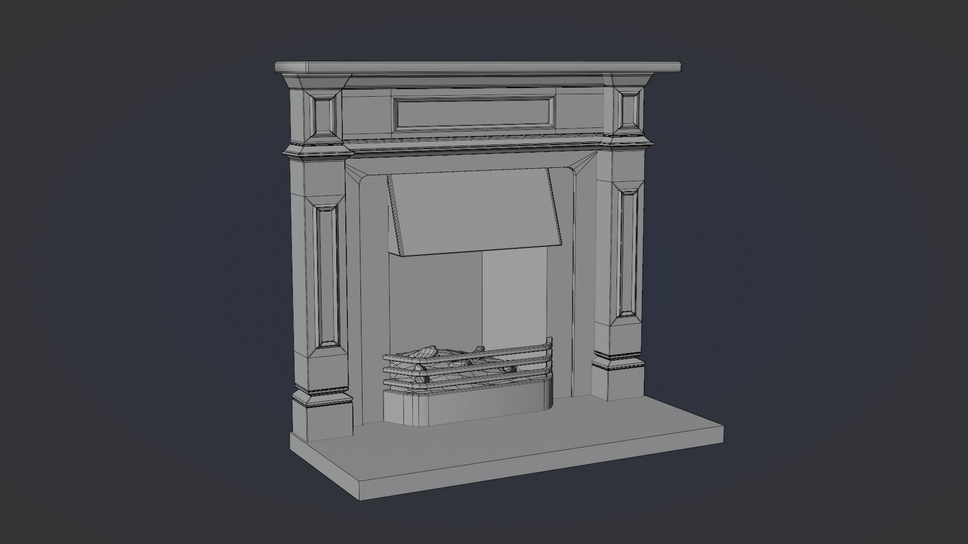 Victorian Fireplace 3D Model - TurboSquid 2241784