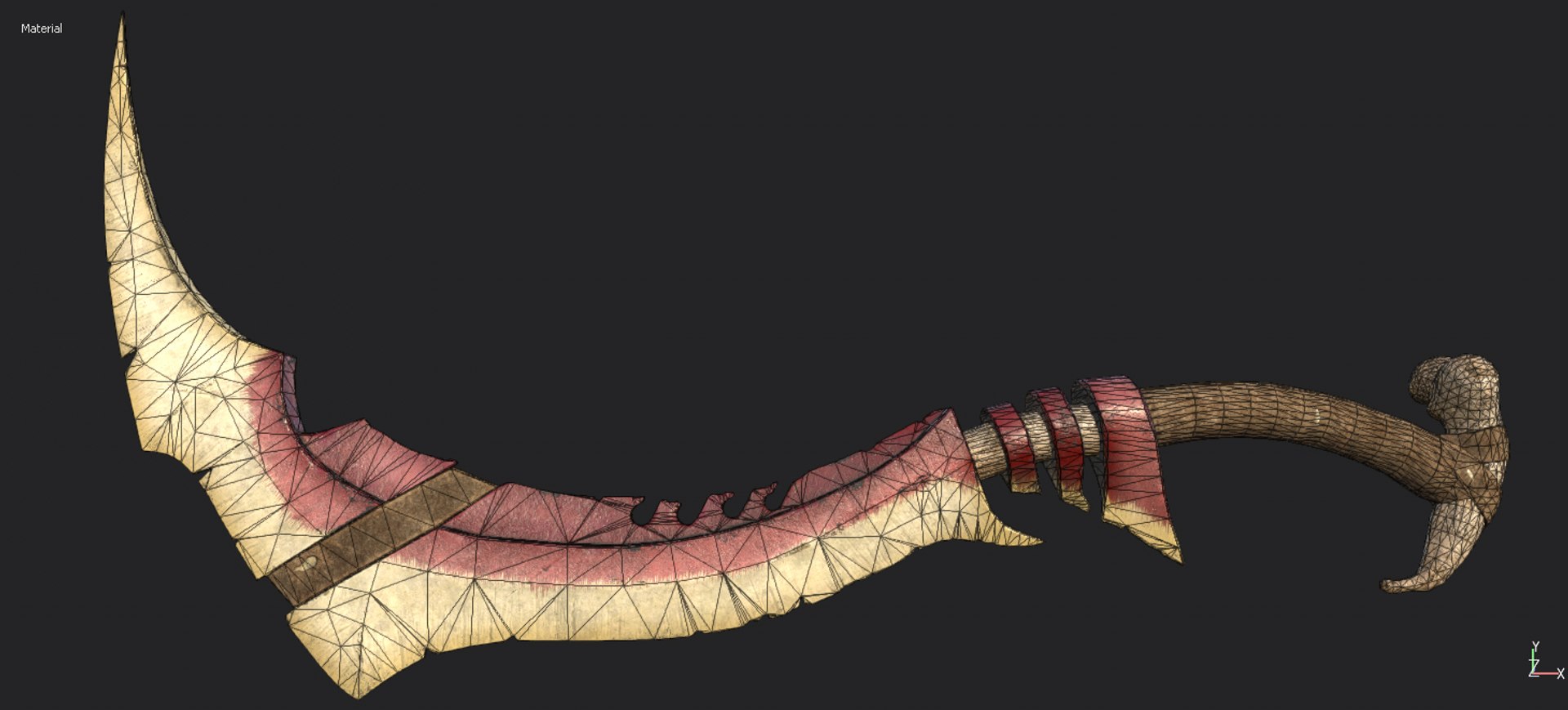 Bone Sword 3D Model - TurboSquid 1171366