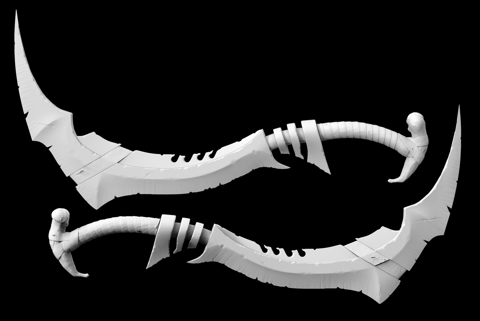 Bone Sword 3D Model - TurboSquid 1171366