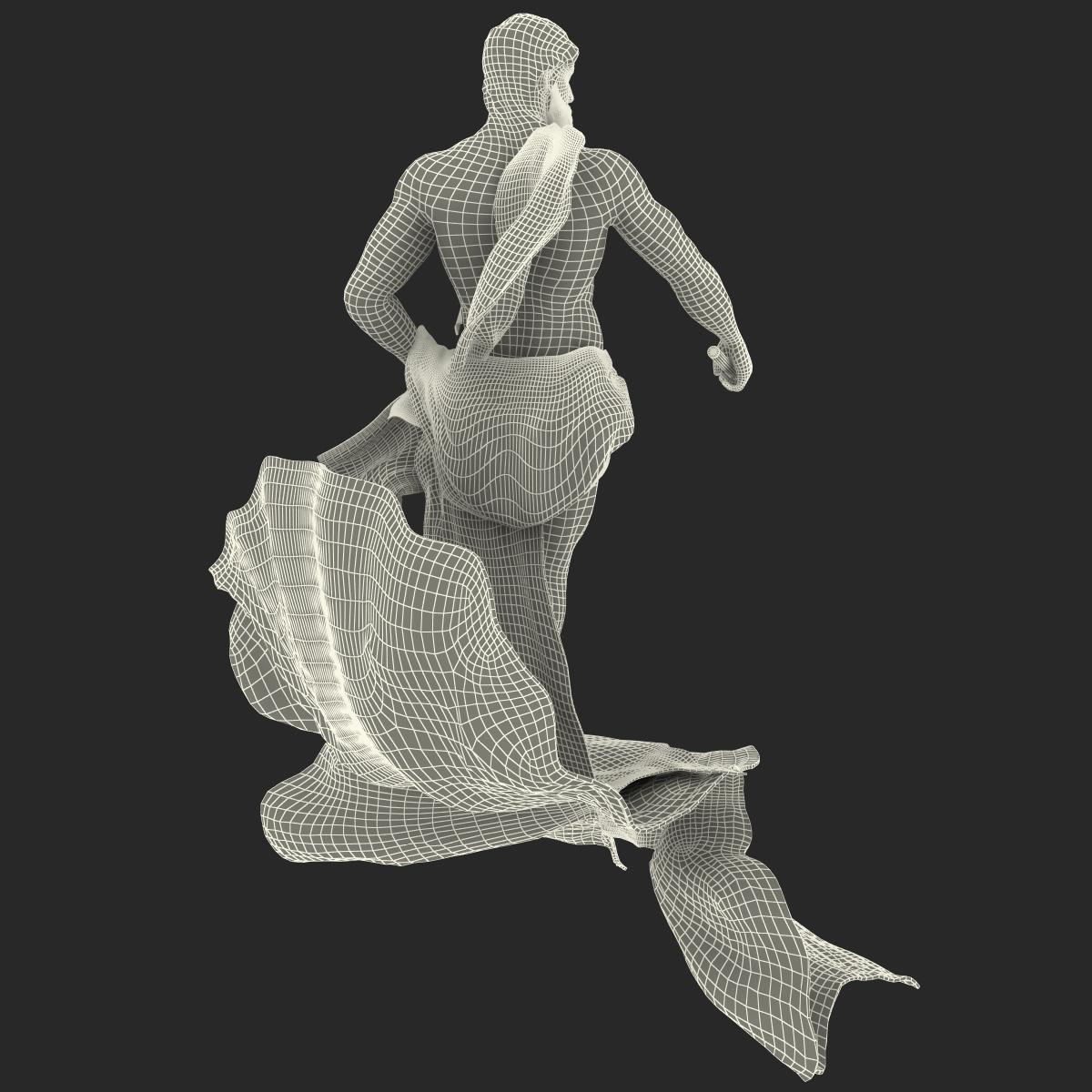 3d model oceanus statue