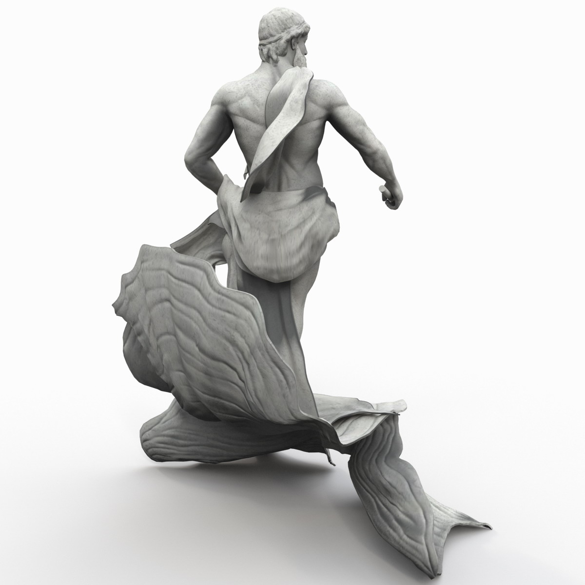 3d model oceanus statue