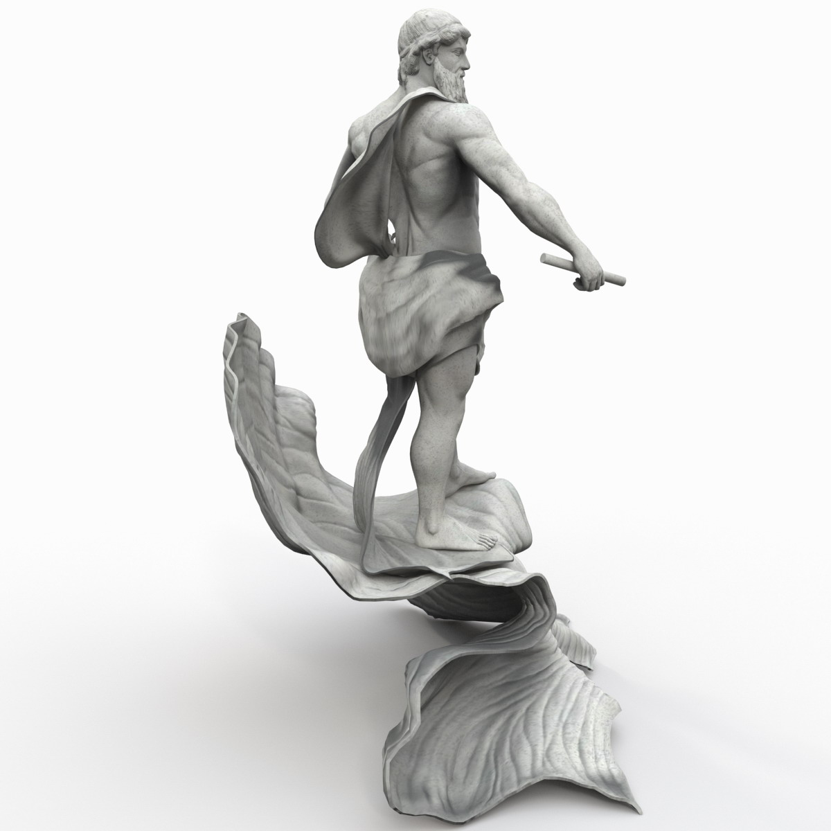 3d model oceanus statue