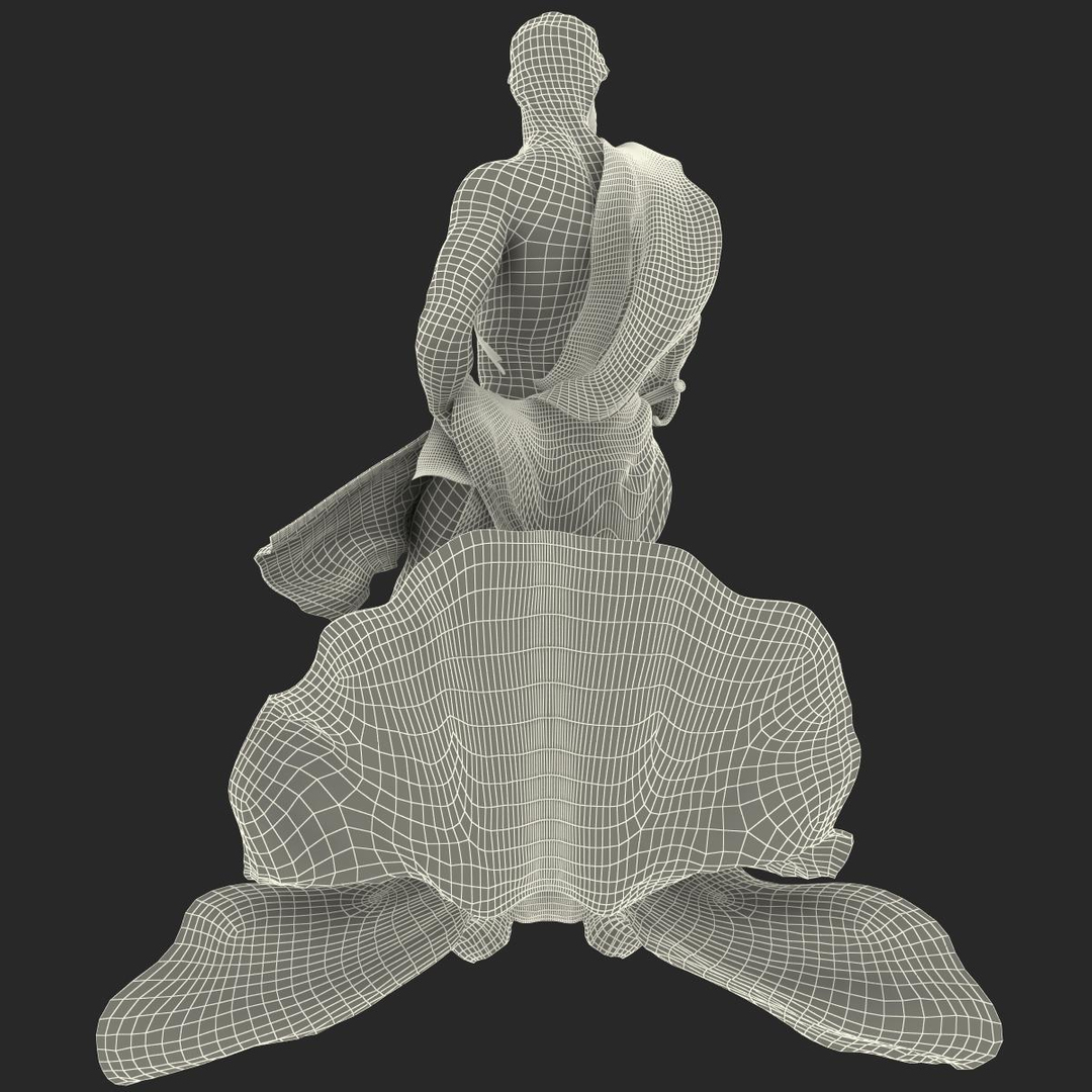 3d model oceanus statue