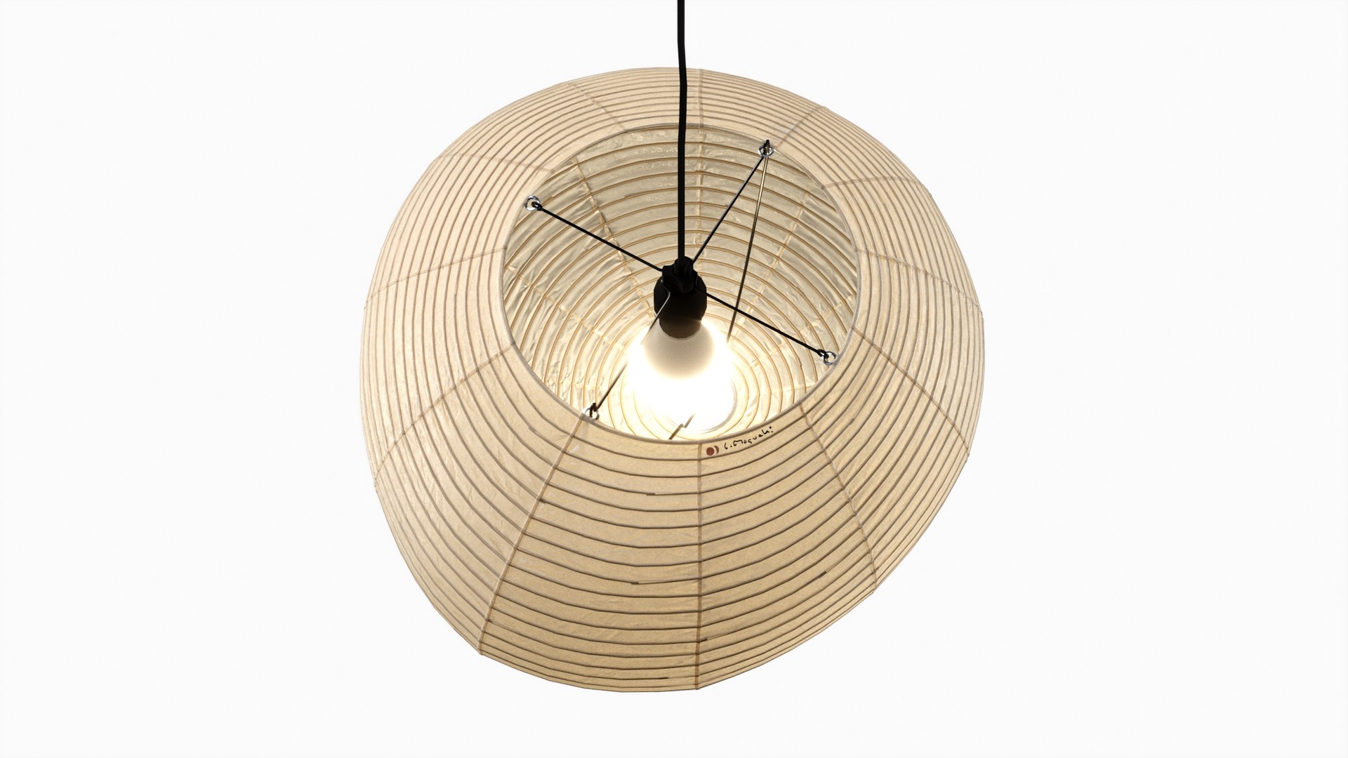 Akari 16A Lamp By Isamu Noguchi Model - TurboSquid 2314737