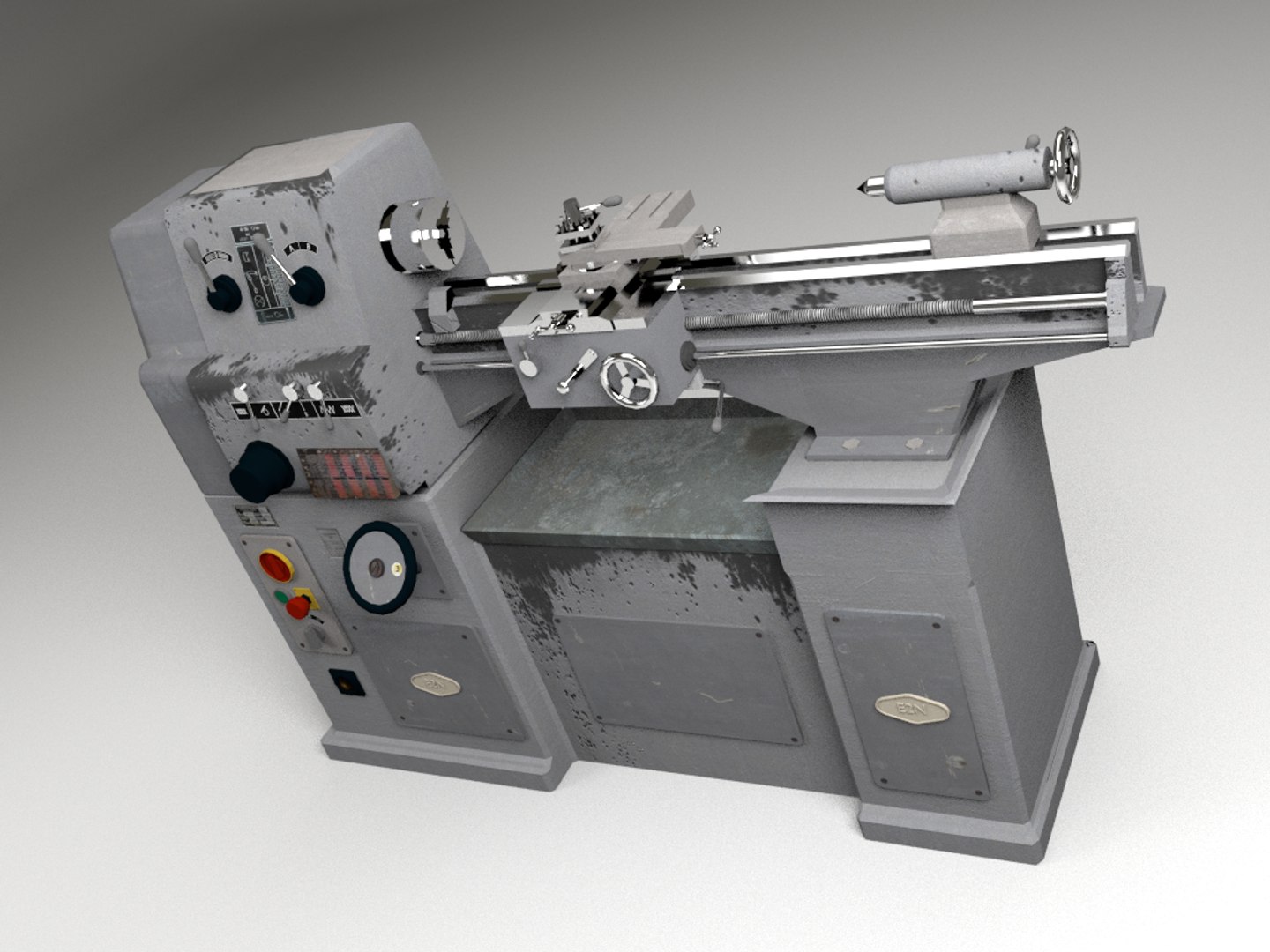 Blender Lathe Machine