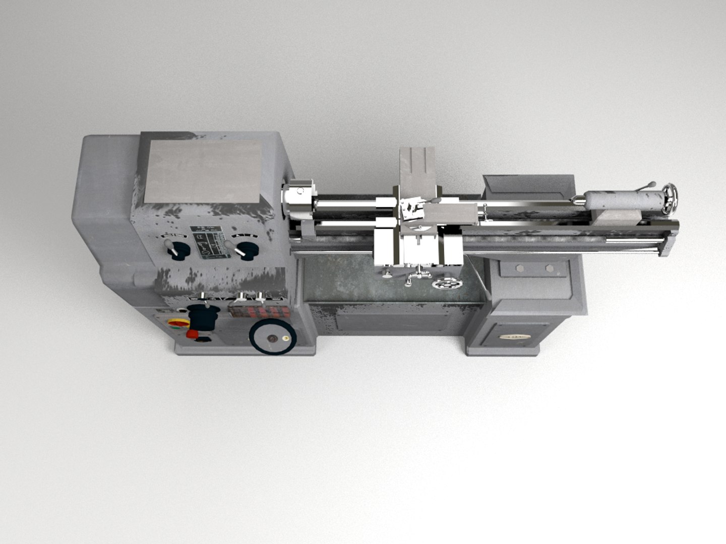 Blender Lathe Machine