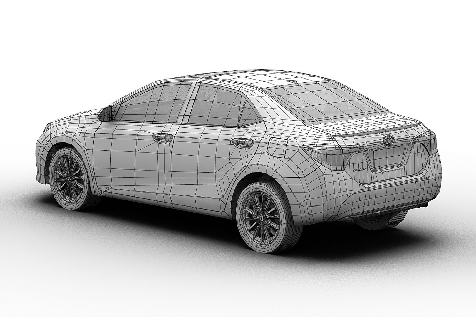 3d Toyota Corolla Model