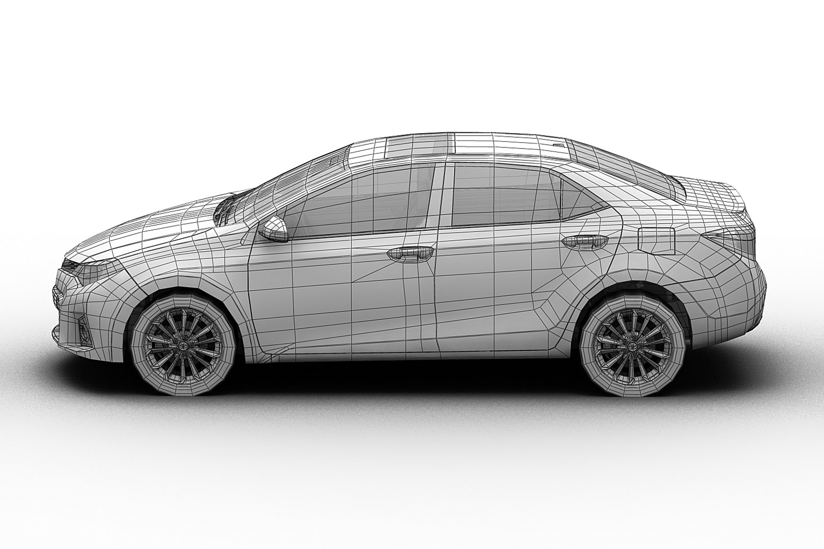 3d Toyota Corolla Model