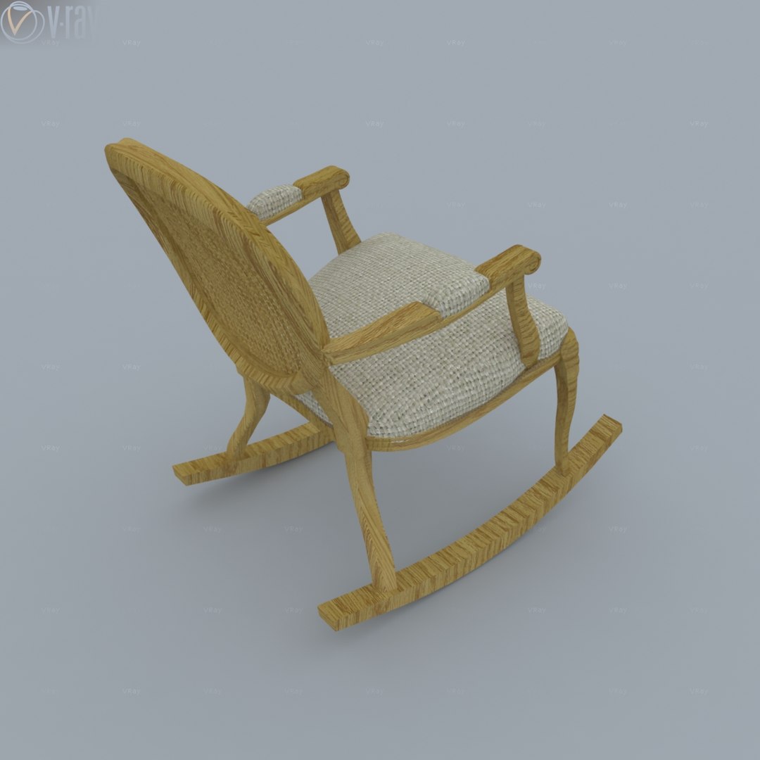 Free Rocking Chair 3d Model