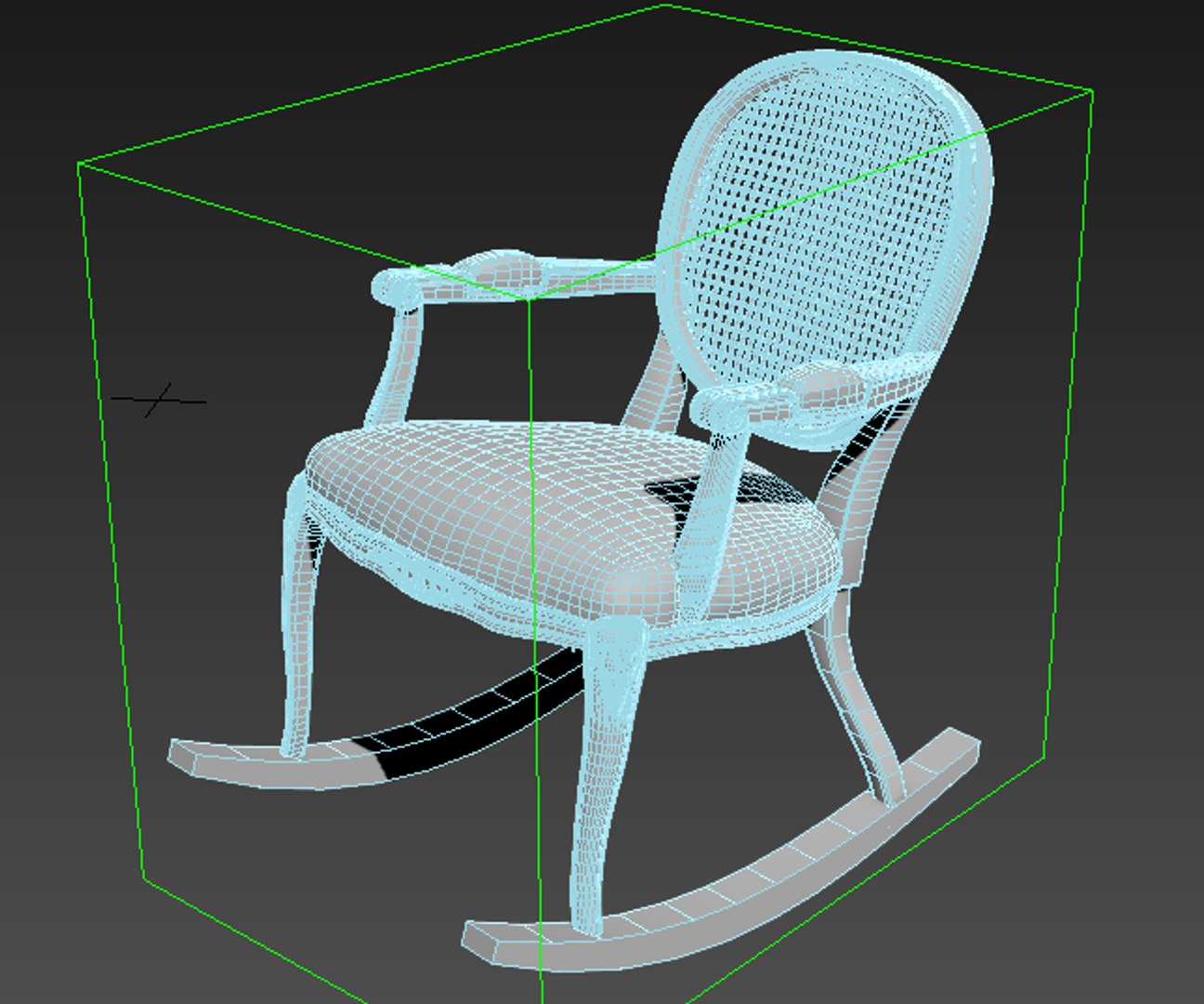 Free Rocking Chair 3d Model