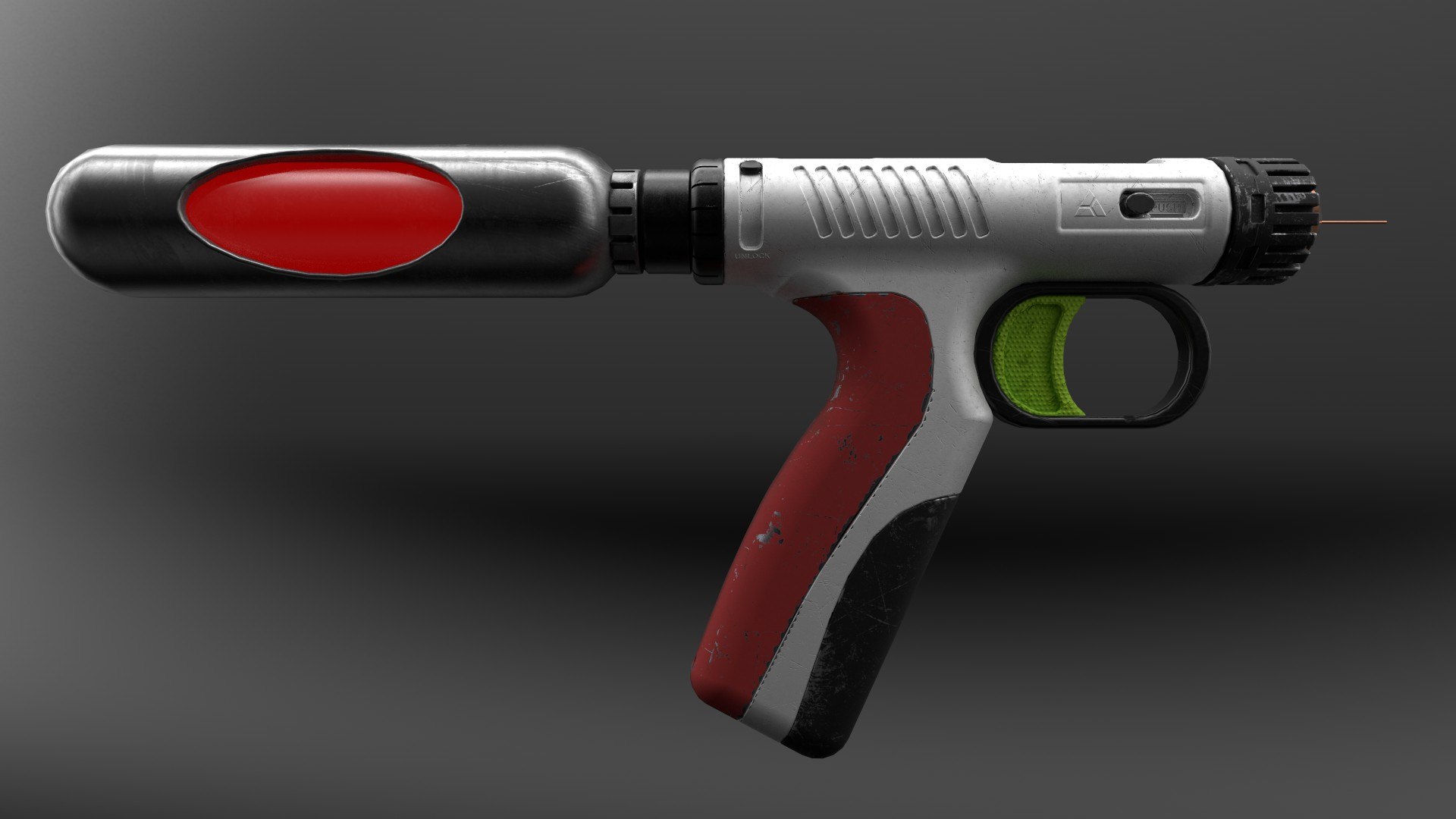Injector Gun Medpack Model - TurboSquid 2154815