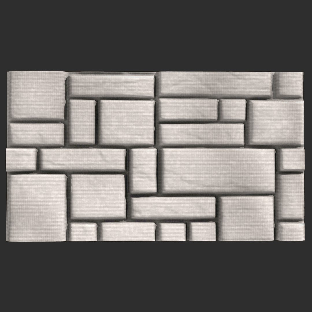 3D Model Stone Wall 24 - TurboSquid 2295379