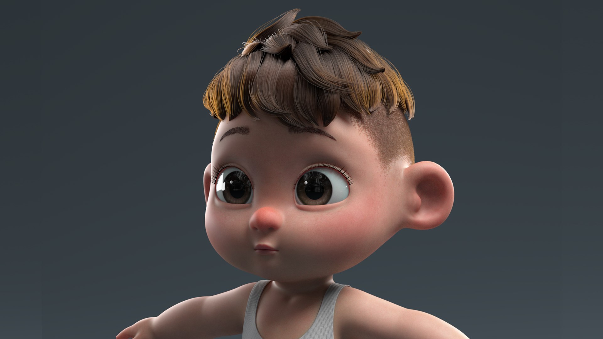 Cute Cartoon Boy Meat Toot Toot 3D Model - TurboSquid 2164937