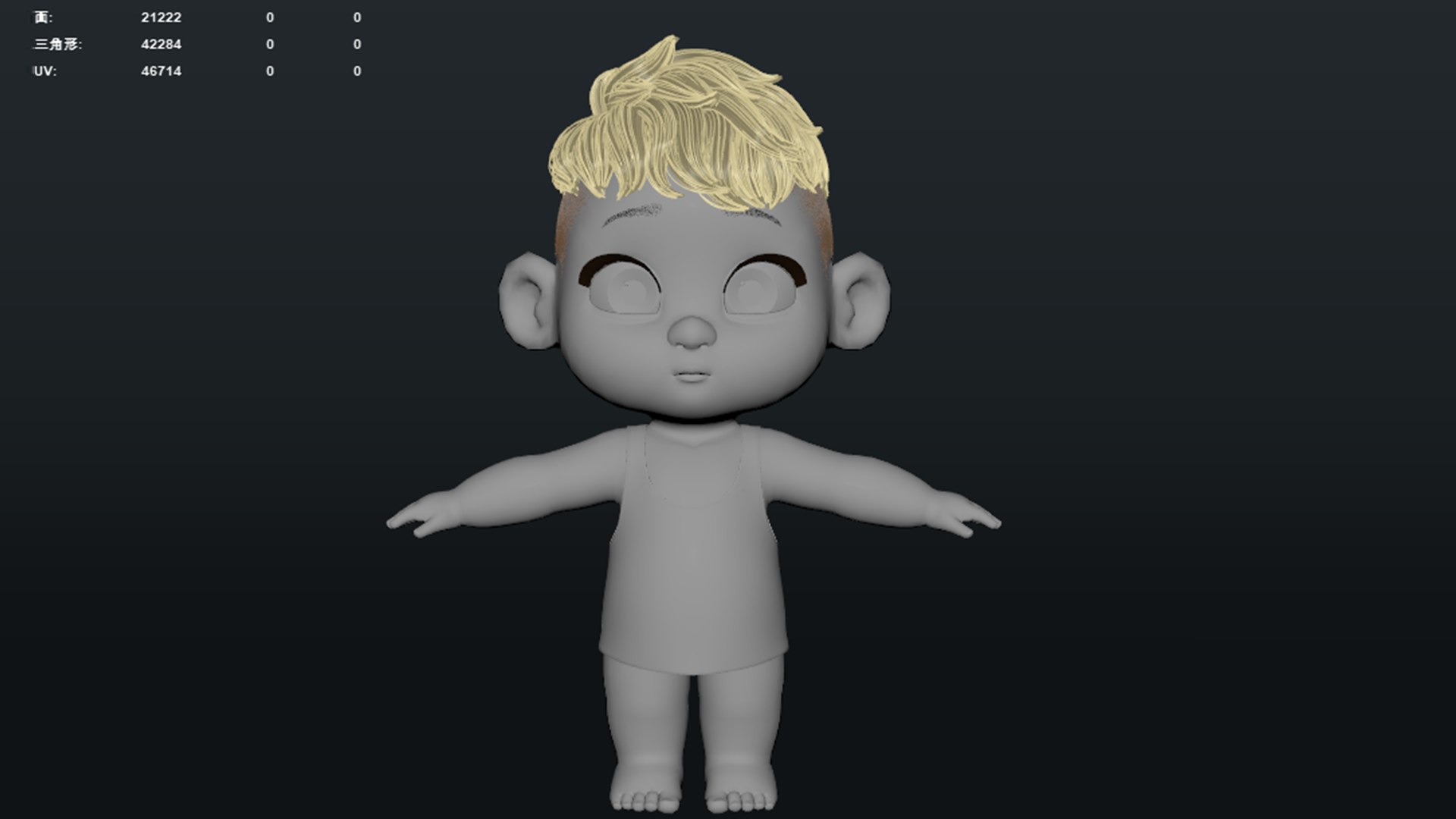 Cute Cartoon Boy Meat Toot Toot 3D Model - TurboSquid 2164937