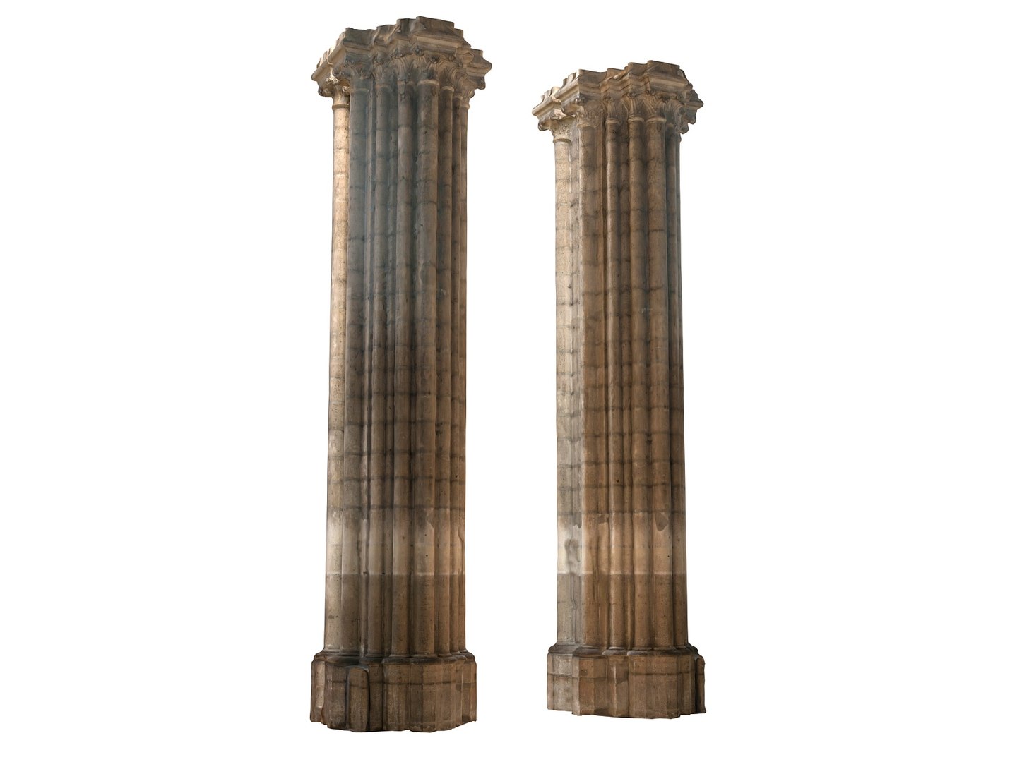 Gothic Pillars Pack 11 3D Model - TurboSquid 1387194