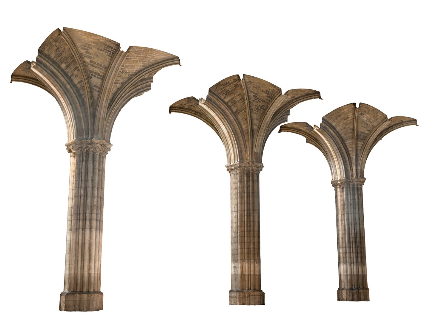 Gothic Pillars Pack 11 3D Model - TurboSquid 1387194