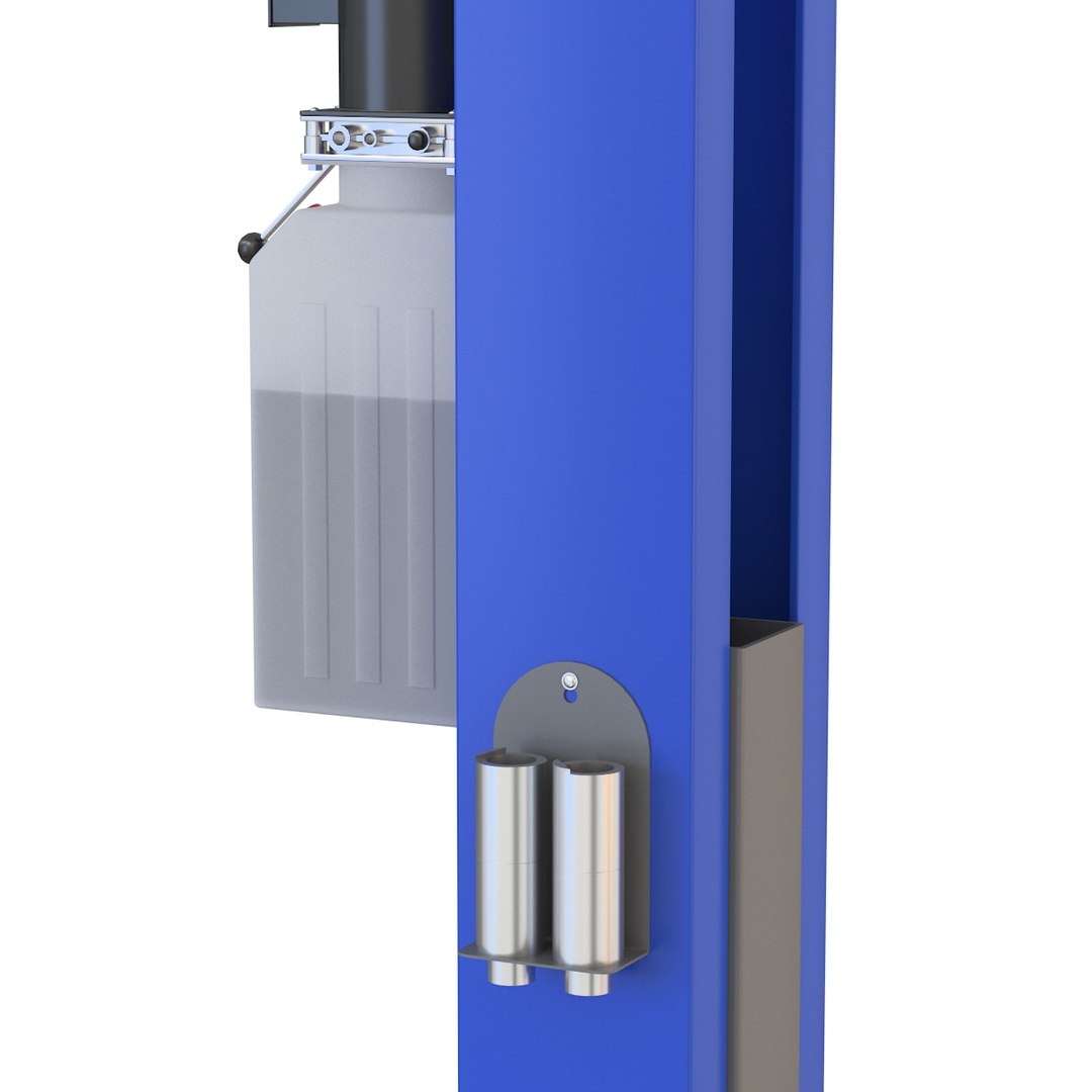 3D Model Two-rack Car Lift - TurboSquid 1297323