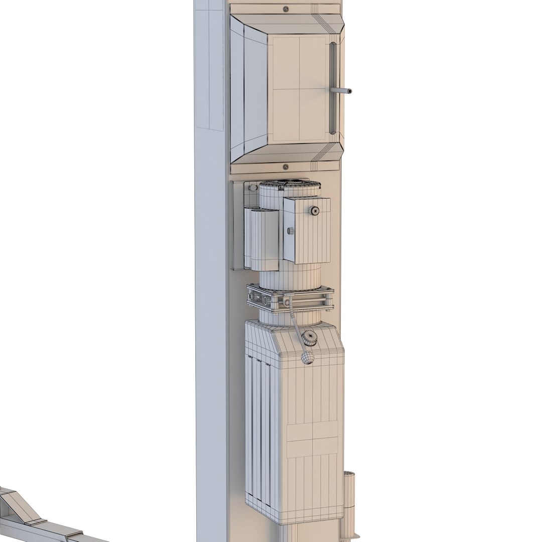 3D Model Two-rack Car Lift - TurboSquid 1297323