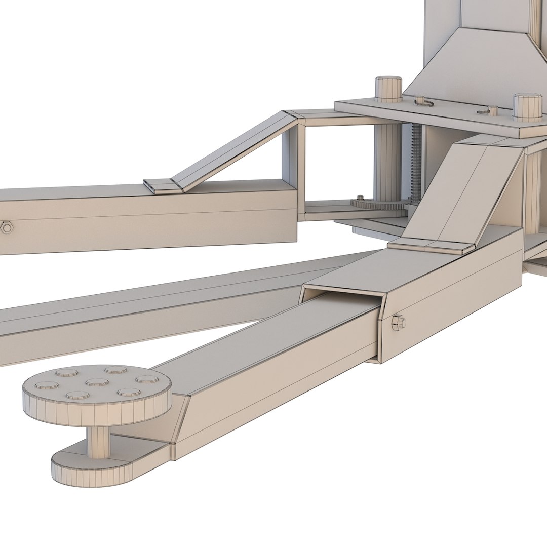 3D Model Two-rack Car Lift - TurboSquid 1297323