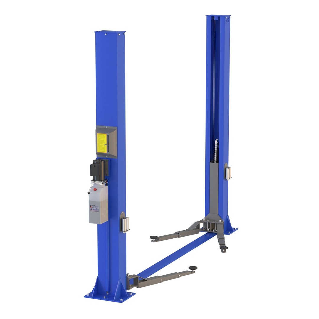 3D Model Two-rack Car Lift - TurboSquid 1297323