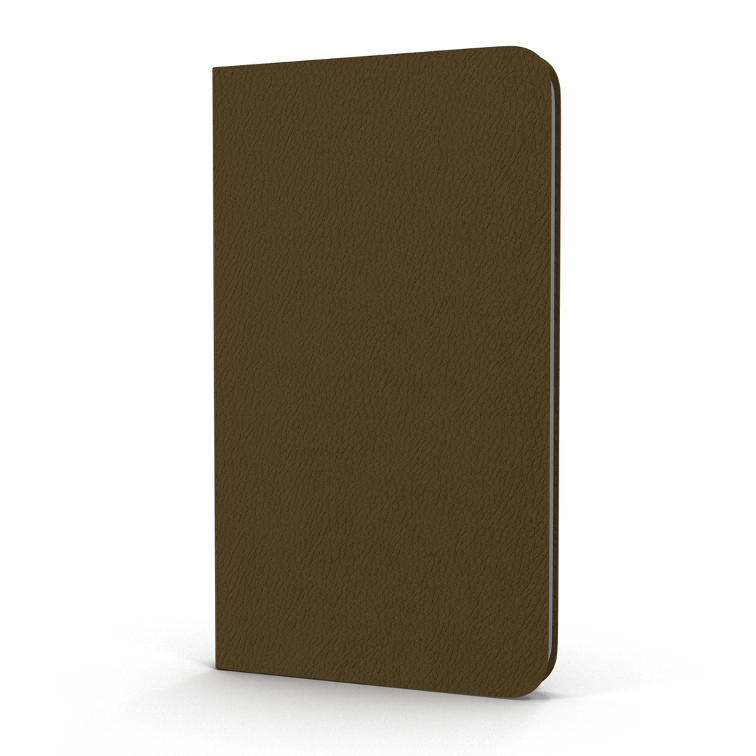 3d 3ds Leather Desk Journal