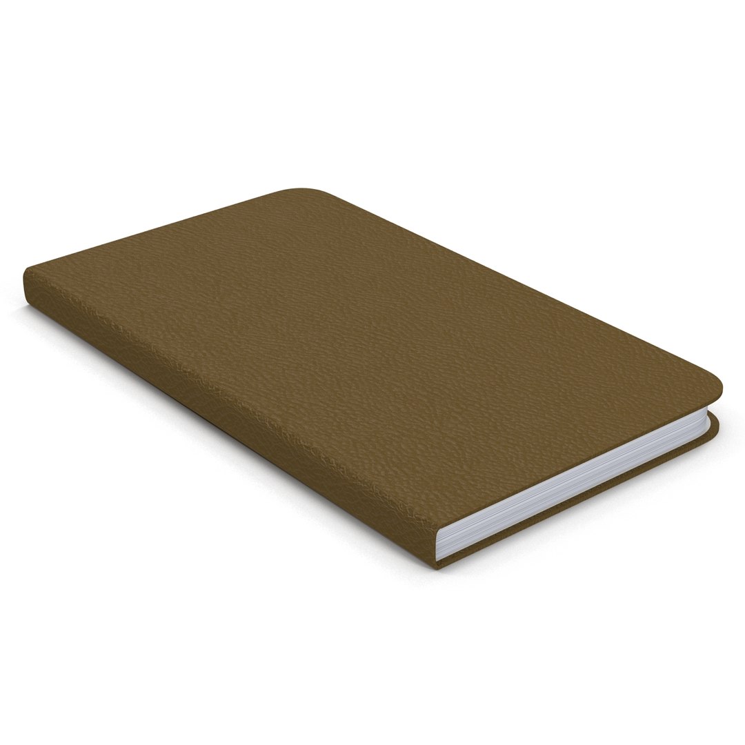 3d 3ds Leather Desk Journal