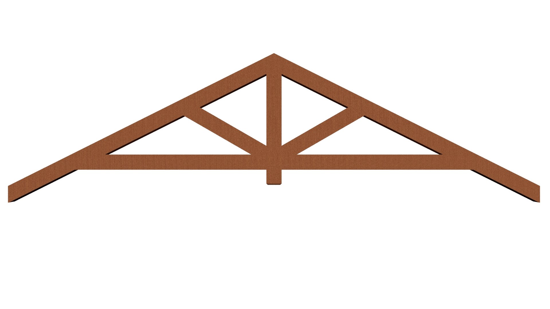 Parametric Timber Truss 3d Turbosquid 2284674