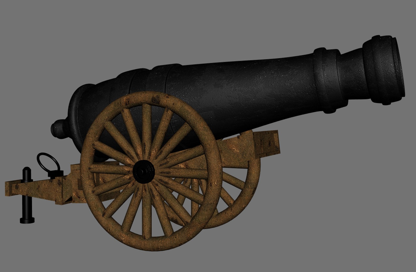 3d Medieval Cannon