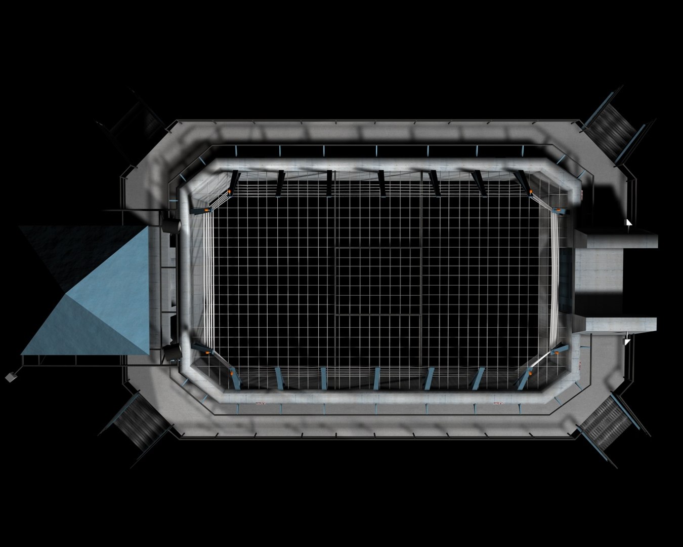 3d Model Velociraptor Pen Jurassic Park