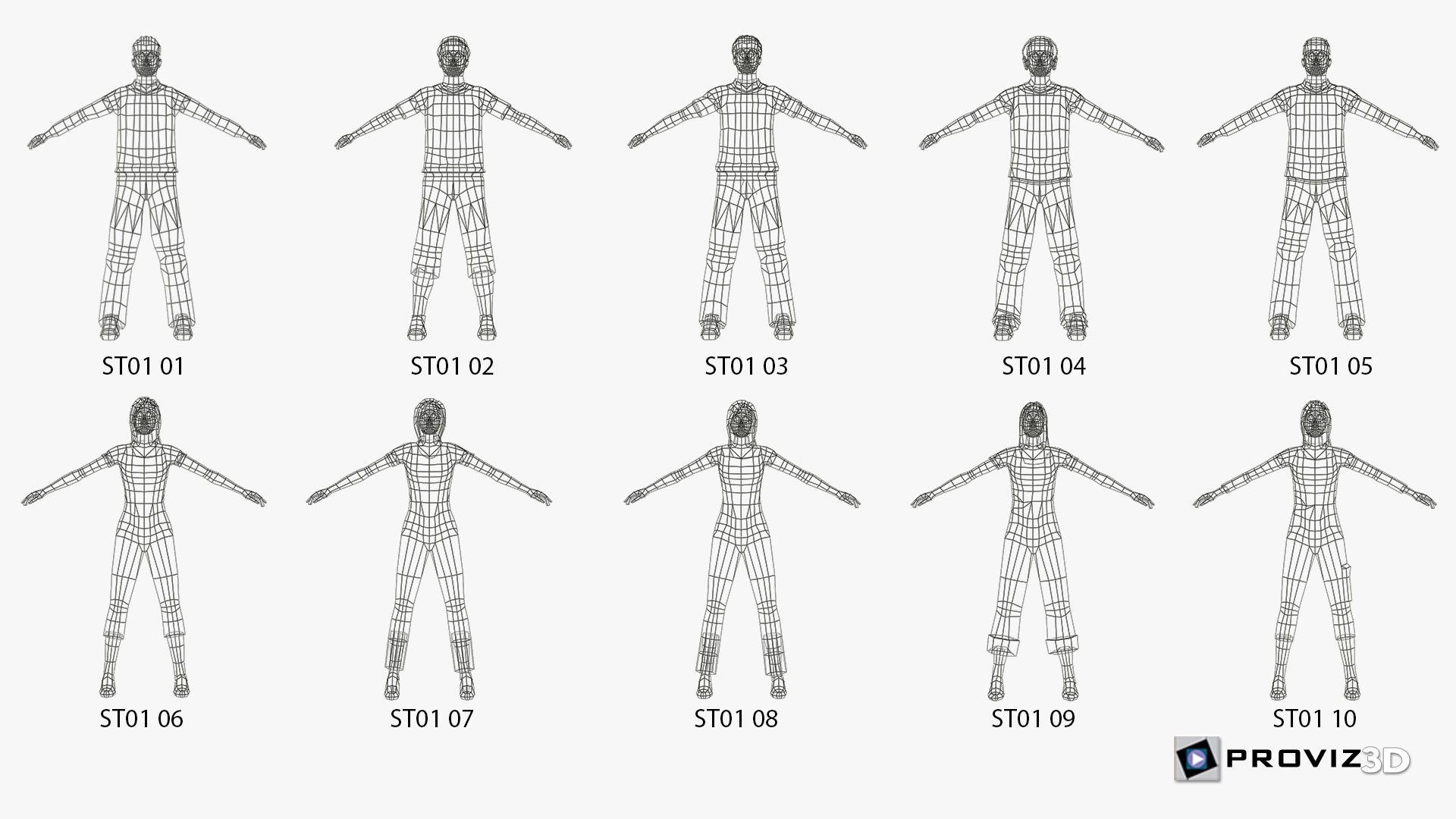 3D model 3D People Student Vol 01 - TurboSquid 1907898