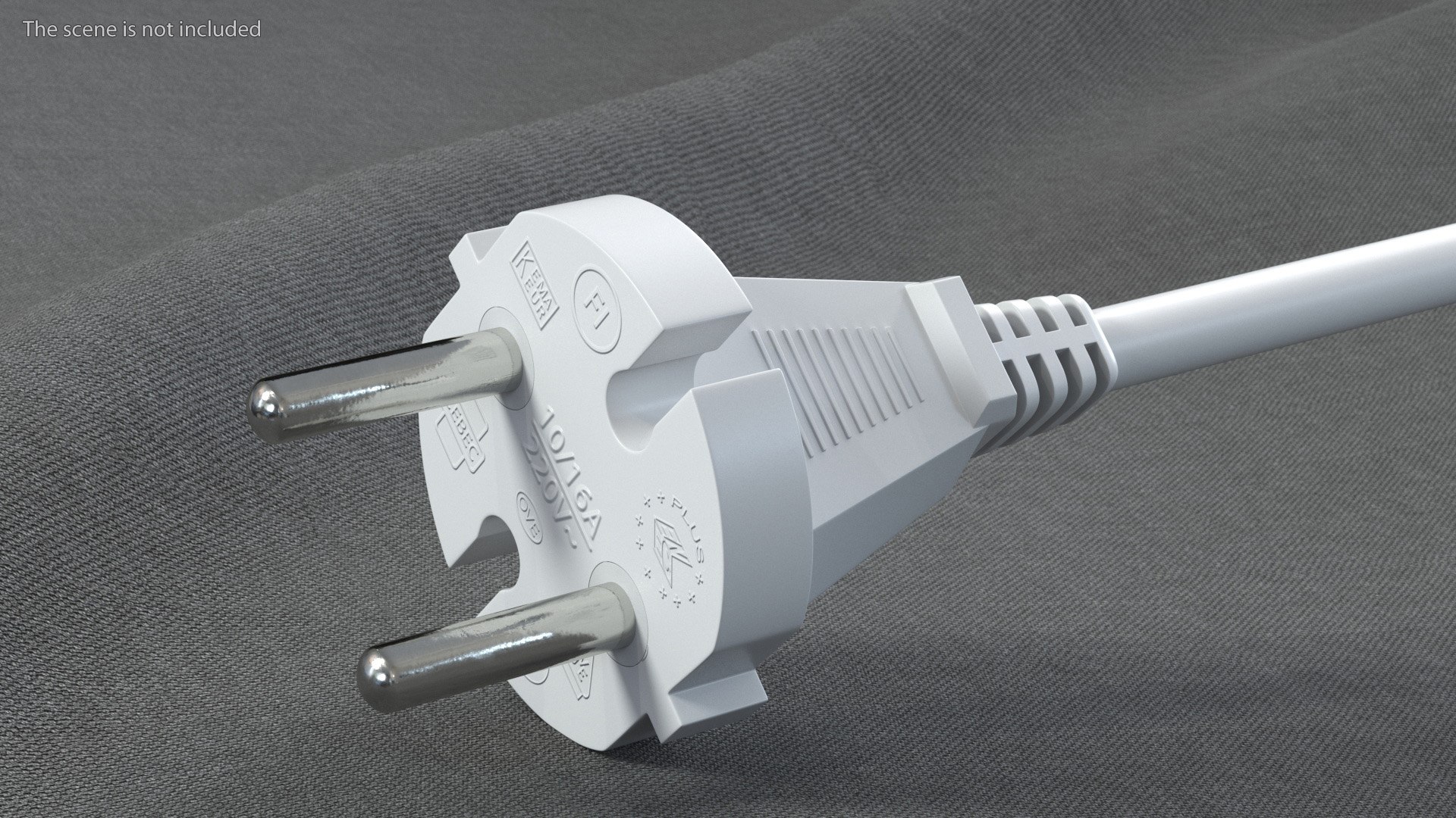 Europe Electric Plug Type E White 3D Model - TurboSquid 2042320