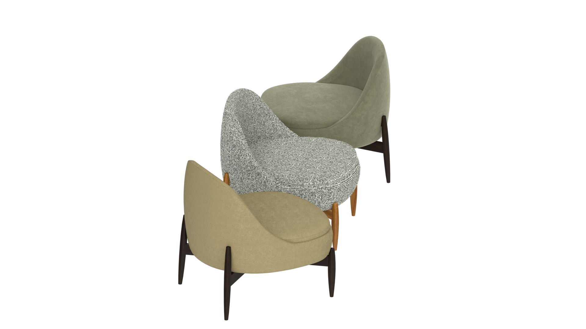 3D Minotti Sendai Armchair - TurboSquid 1937014