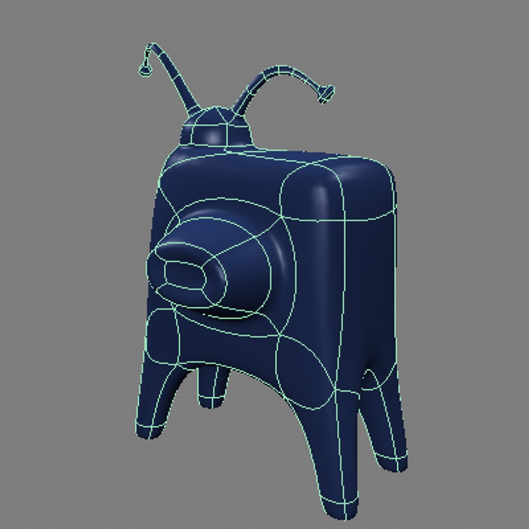 3d Model Cartoon Television