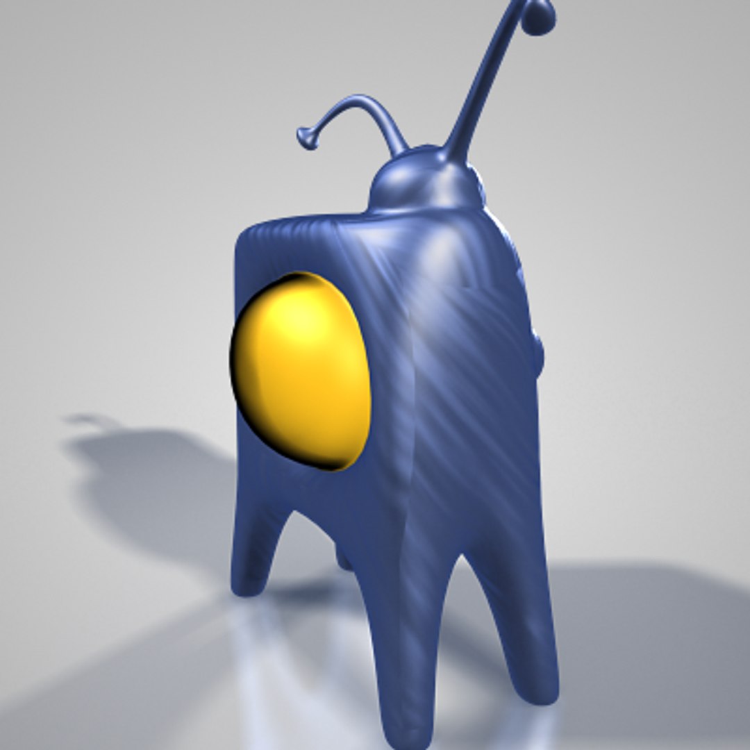 3d Model Cartoon Television