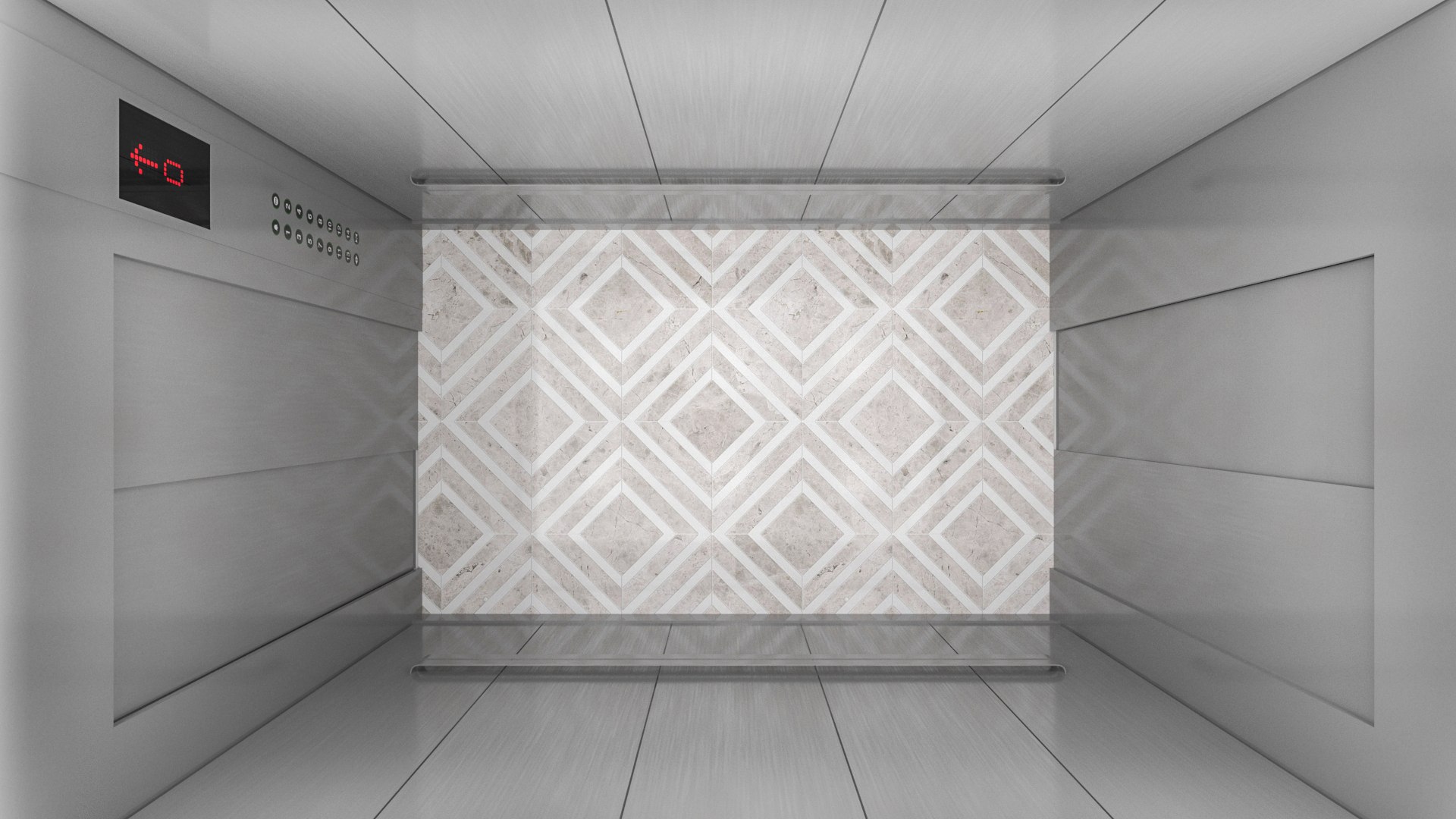 3D model elevator interior exterior - TurboSquid 1497119