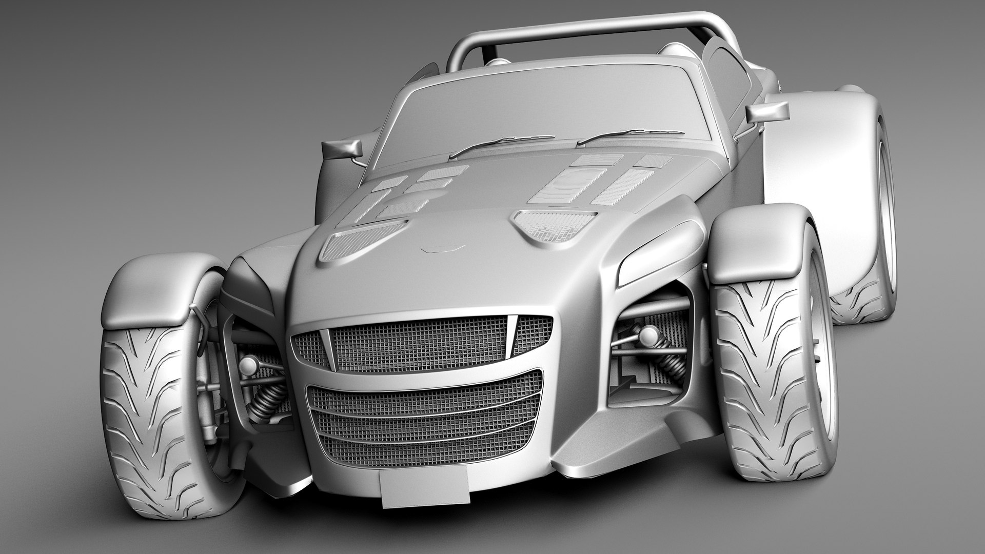 Donkervoort D8 Gto 3d Model