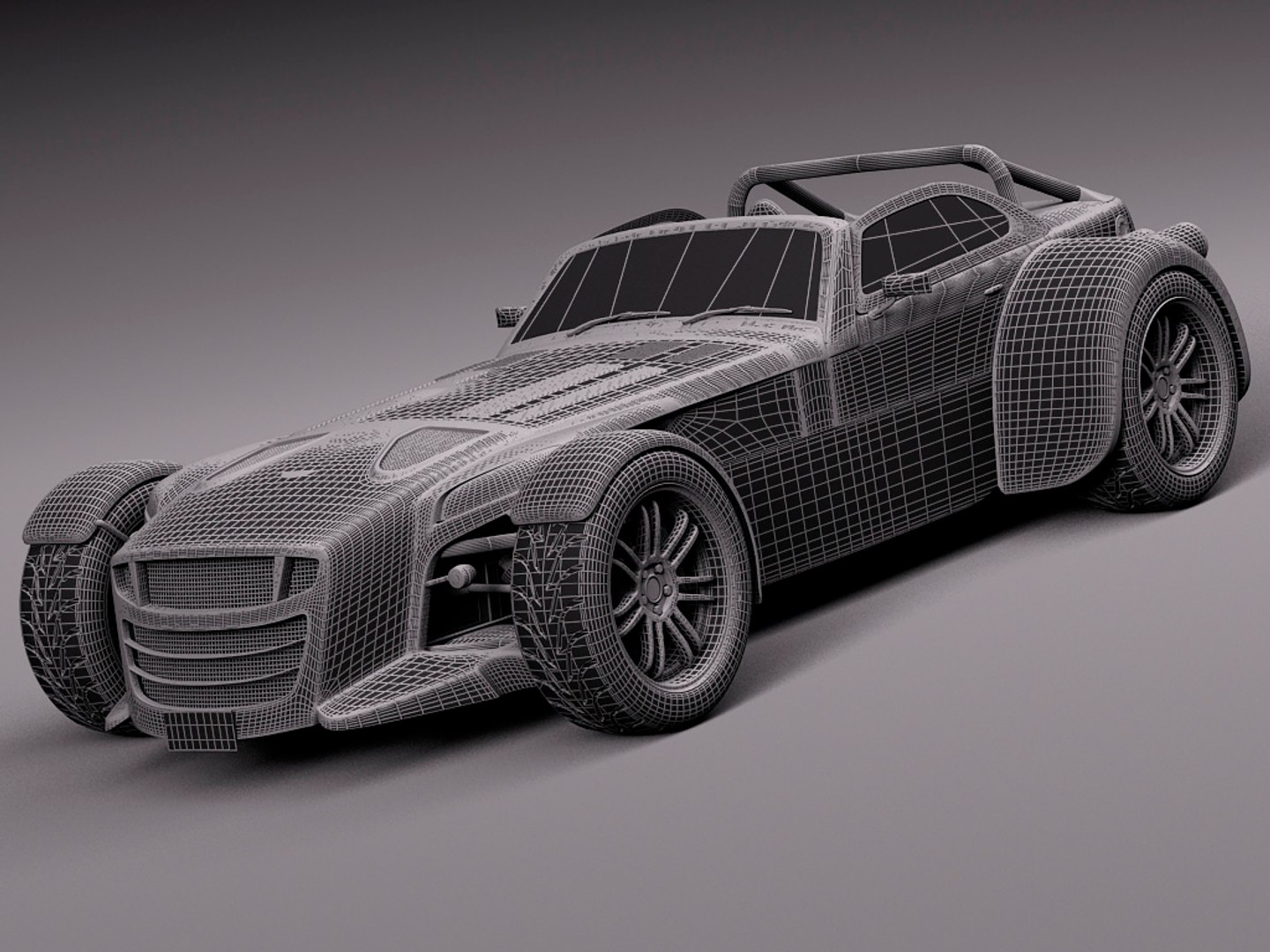 donkervoort d8 gto 3d model