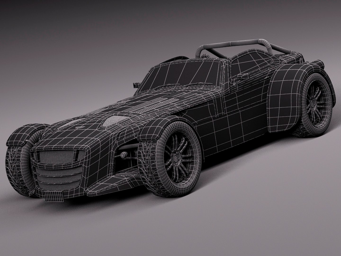 donkervoort d8 gto 3d model