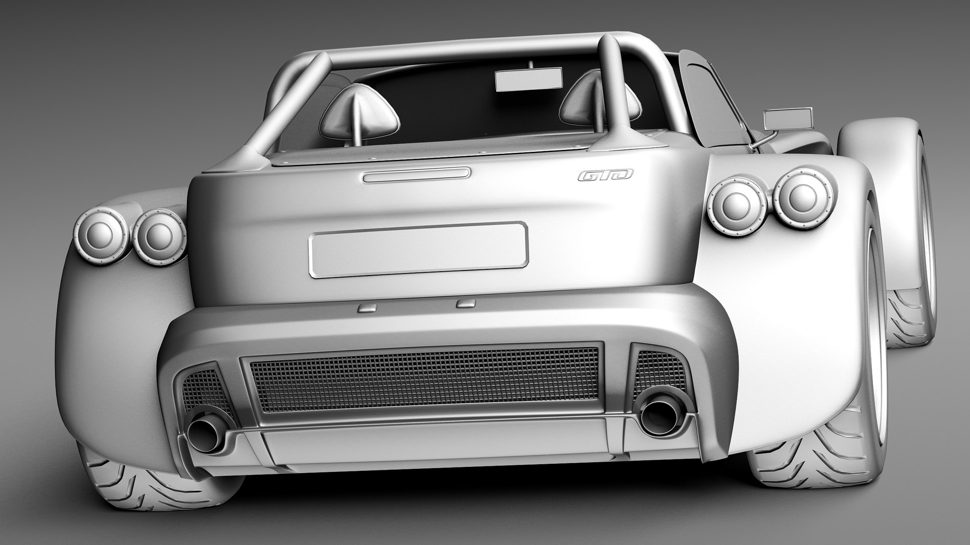 Donkervoort D8 Gto 3d Model
