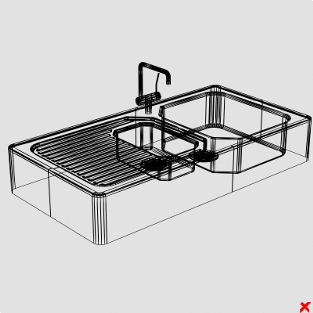 dxf kitchen sink