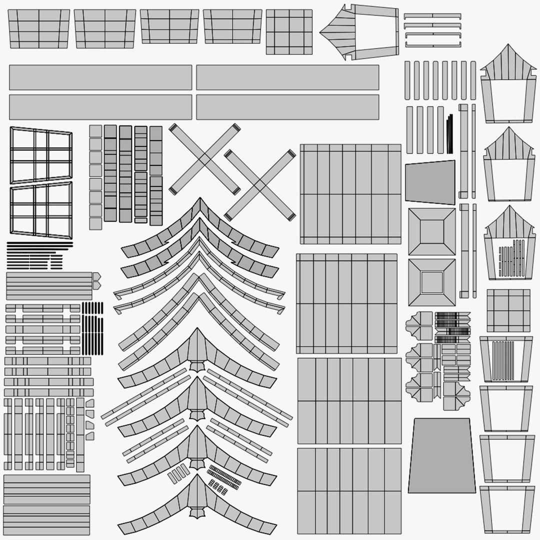 Japanese Toro Lantern 3D Model - TurboSquid 2286316