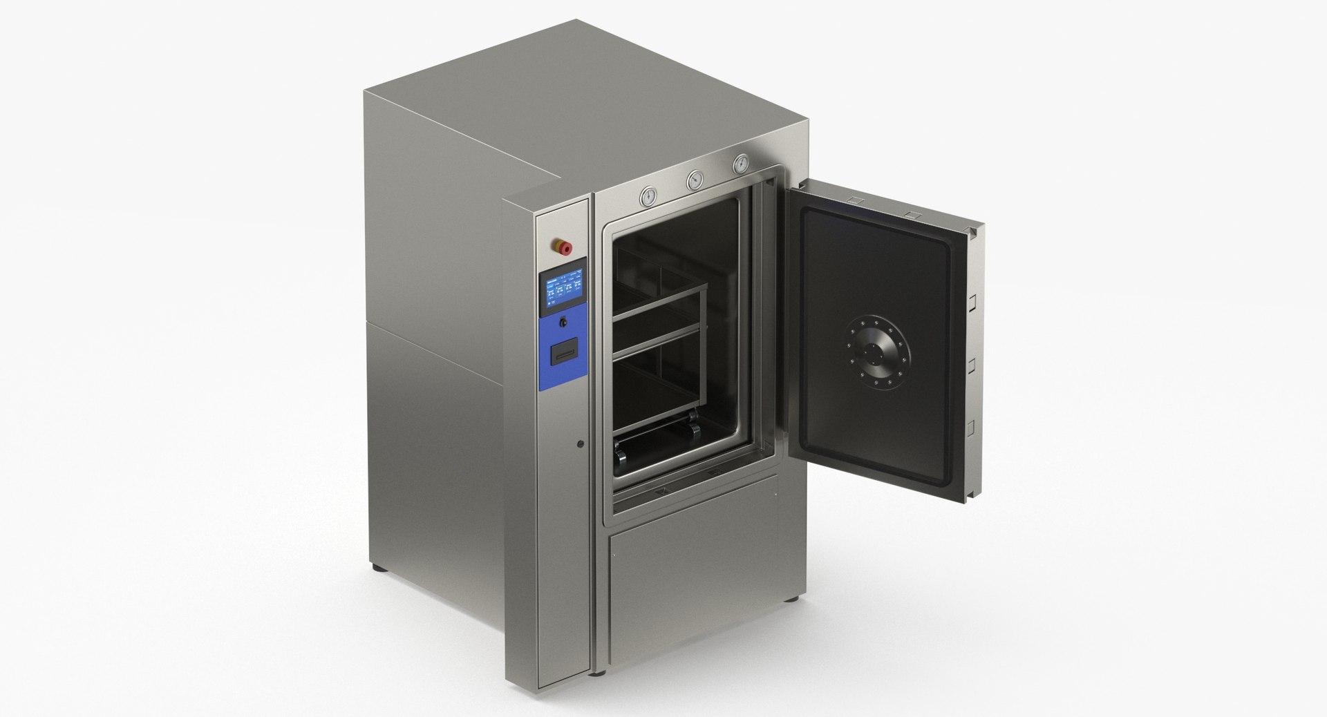 Autoclaves Closed and Open 3D model - TurboSquid 1893462