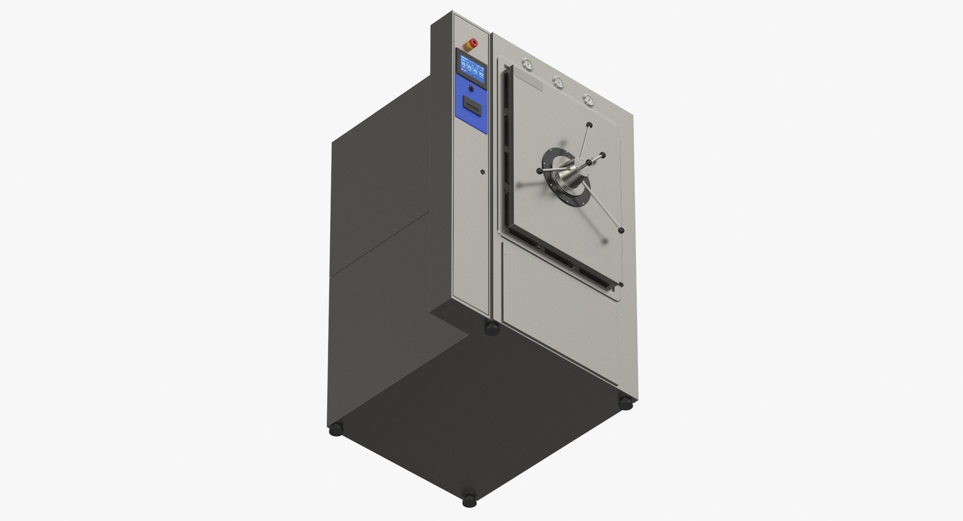 Autoclaves Closed and Open 3D model - TurboSquid 1893462
