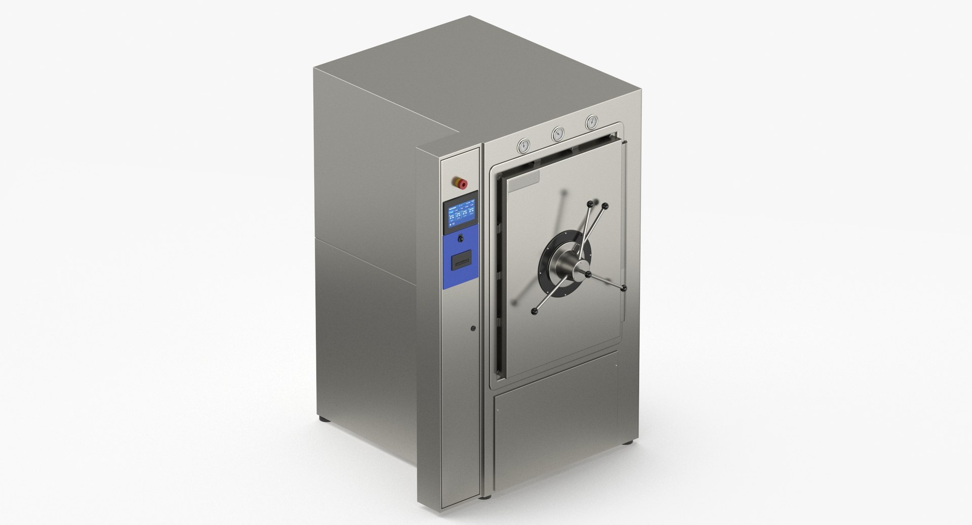 Autoclaves Closed and Open 3D model - TurboSquid 1893462